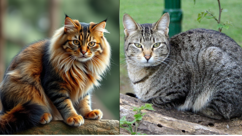 Comparison of Norwegian Forest Cat Size with Others - Archiecat