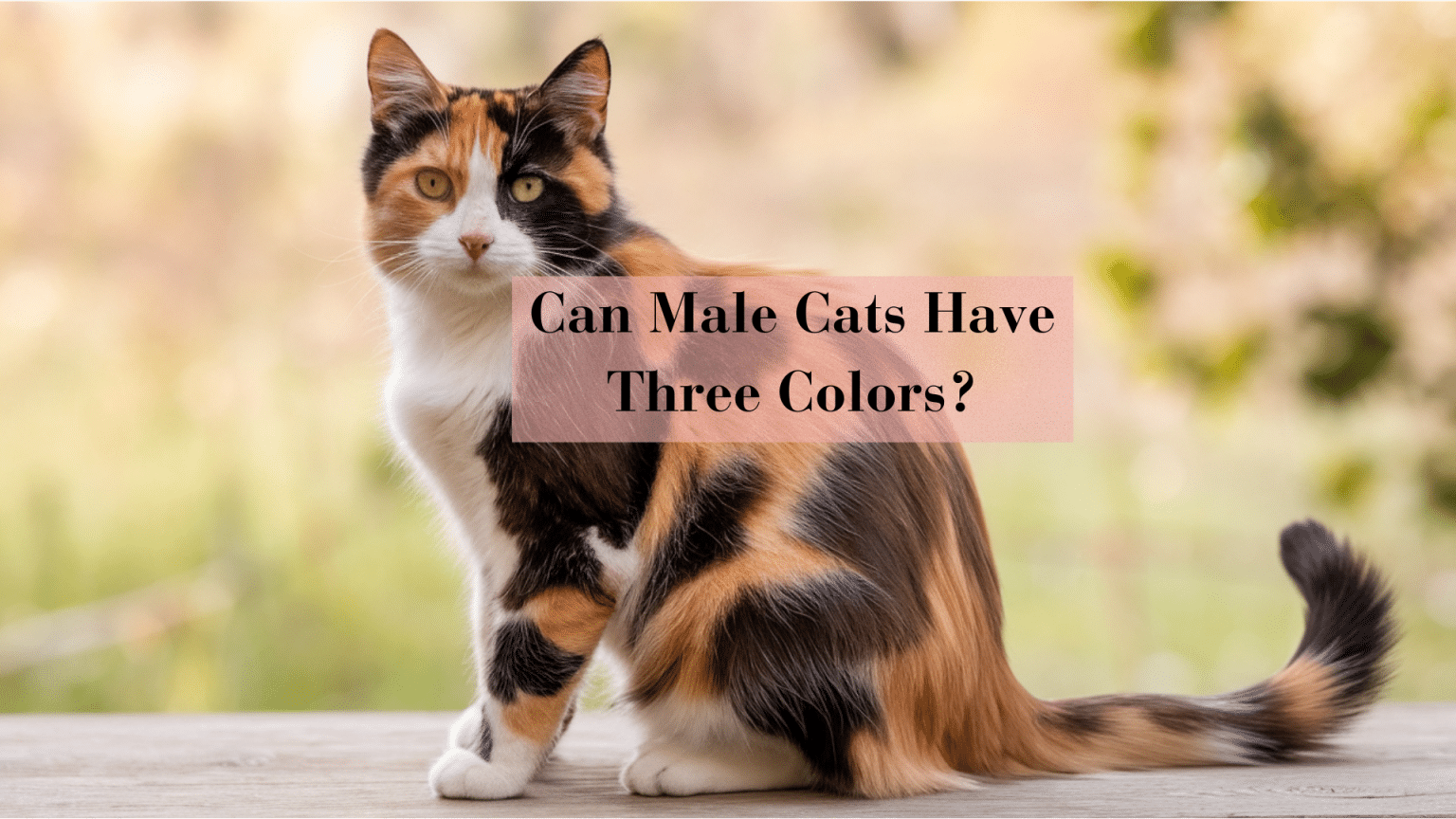 Can Male Cats Have Three Colors: The Genetics Facts - Archiecat
